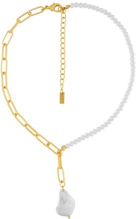 Dansk Copenhagen Audrey Kurze Statement Perlenmix-Halskette - - Accessories - Damen - Gelb - ONE SIZE