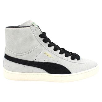 Puma Suede Mid Gum Sole Schn&uuml;rschuh - - Shoes - Herren - Grau - 42 EU