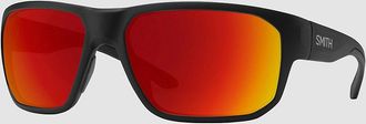 Smith Arvo Matte Black Sonnenbrille cp polarized red mirror