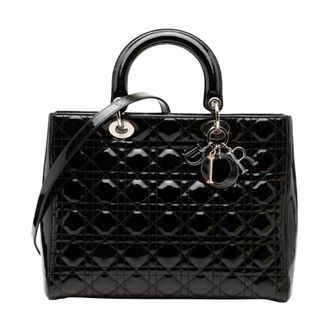 Dior Pre-owned Strukturierte Henkeltasche - - Pre-owned - Damen - Schwarzk - ONE SIZE