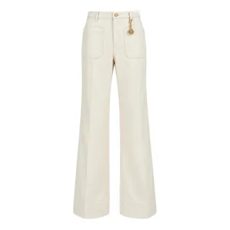 Michael Kors Jean Violette - Femme - Pantalons - Beige - Taille: 34 FR