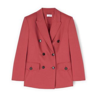 Motivi Zweireihige Jacke mit Kontrastkn&ouml;pfen - - Jackets - Damen - Rot - 2XL