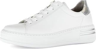 Gabor Baskets basses pour femme, largeur supplémentaire modérée (G), Blanc Argento 51, 41 EU