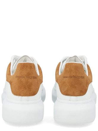 Alexander McQueen Oversize Calf Leather Sneaker - White