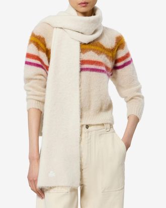 Isabel Marant Schal Peliz Aus Alpaka - Damen - Naturfarben - Isabel Marant