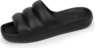 Isotoner Mules Claquettes Femme Confort et légèreté exceptionnelle, 38 EU, Noir