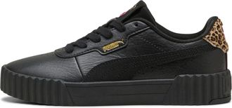 Puma Womens Carina 3.0 Animal Flair Sneaker, Puma Black Puma Gold, 41 EU
