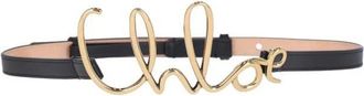Chloé Gürtel - Iconic Thin Belt Black - Gr. M - in Schwarz - für Damen