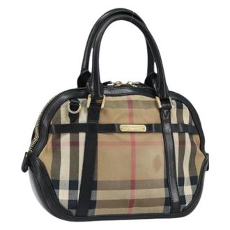 Burberry Sac &agrave; main vintage en toile Pre-owned - Femme - Pre-owned - Beige - Taille: ONE Size