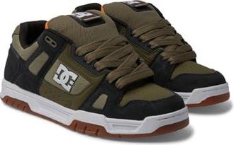 DC Stag - Chaussures en Cuir - Homme - 42.5 - Vert