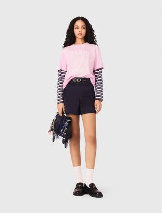 Maje Maritimes T-Shirt - Rosa - Maje