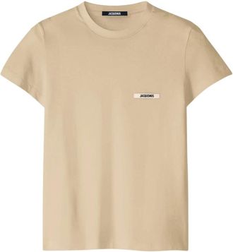 Jacquemus Homme, Tops, Beige, Taille: L T-Shirt