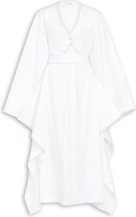 Alaia Femme, Robes, Blanc, Taille: 40 FR Poplin Trench Dress