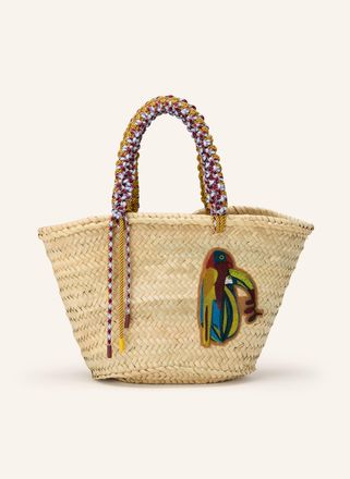 Alemais Al&eacute;mais Shopper Toucan Tango Macrame Midi beige