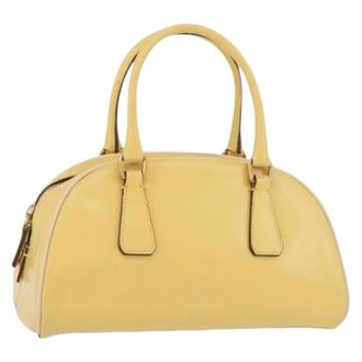 Prada Sac &agrave; main Vintage Pre-owned - Femme - Pre-owned - Jaune - Taille: ONE Size