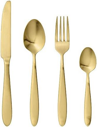 Bloomingville 21150000 BEST-SET 4er, Edelstahl, Gold