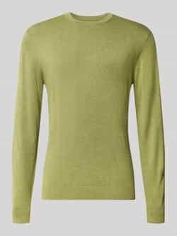 Mc Neal Strickpullover mit geripptem Rundhalsausschnitt