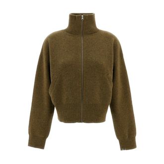 Extreme Cashmere N&deg;385 Xtra Cute Cardigan - Femme - Pulls - Vert - Taille: ONE Size