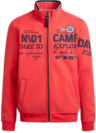 Camp David Sweatjacke mit weicher Innenseite