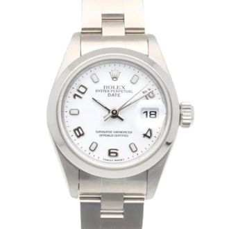 Rolex Pre-owned Oyster Perpetual Date - Femme - Pre-owned - Blanc - Taille: ONE Size