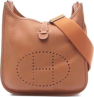 Hermès sac porté épaule Evelyne 3 Troyes PM (2022) - Marron