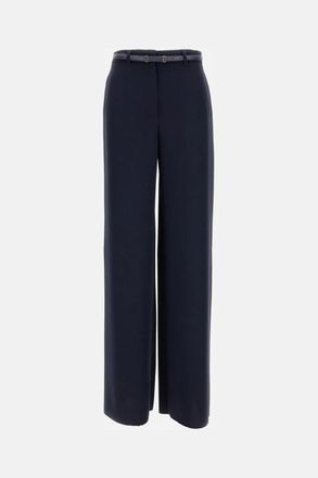 Max Mara Femme, Pantalons, Bleu, Taille: 36 FR Pantalone classico
