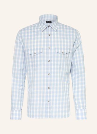 Tom Ford Hemd Regular Fit blau