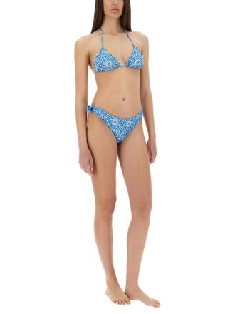 MC2 Saint Barth Moon Bikini Bottom - Blue