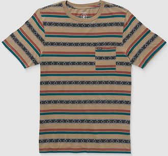 Volcom Taction Crew T-Shirt khaki