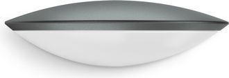 Steinel Connect LED Außenleuchte L 825 SC, smarte Außenwandleuchte, Bewegungsmelder, dimmbar, bedienbar per App, Zeitplan, 9.7 W, 3000 K, Anthrazit