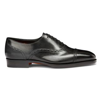 Santoni Richelieu - Homme - Chaussures - Noir - Taille: 44 EU