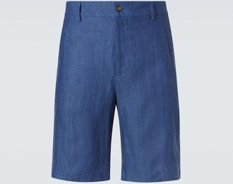 Canali Bermuda-Shorts aus Leinen