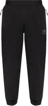 Emporio Armani Emporio Armani Ea7, Homme, Pantalons, Noir, Taille: S Logo Pantalons