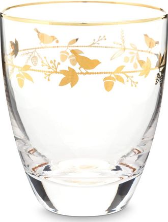 Pip Studio Winter Wonderland Gold Wasserglas 0,36 l