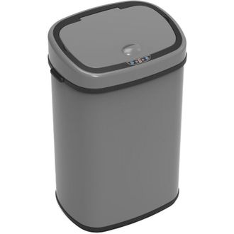 SVITA Sensor-M&uuml;lleimer 68L M&uuml;lleimer mit Sensor Abfalleimer Grau - Svita