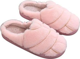 Generic Pantoufles orthop&eacute;diques pour femme - Coupe large - En peluche - Antid&eacute;rapantes - Chaudes et douces - Soutien de la vo&ucirc;te plantaire - Pour int&eacute;rieur e