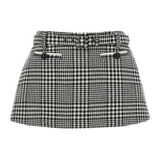 Self Portrait Houndstooth Skort - - Shorts - Damen - Mehrfarbig - M