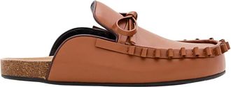 J.W.Anderson Femme, Chaussures, Brun, Taille: 36 EU Ruffle Loafer