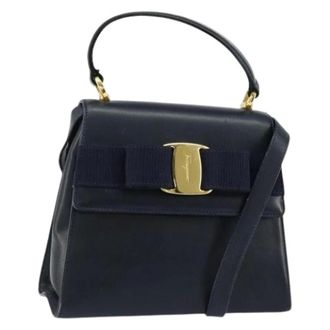 Ferragamo Sac &agrave; main Pre-owned - Femme - Pre-owned - Bleu - Taille: ONE Size