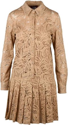 Max Mara Femme, Robes, Brun, Taille: 38 FR Edotto Lace Dress