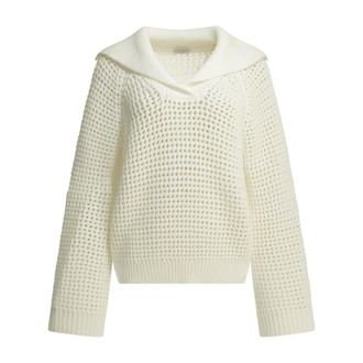Brunello Cucinelli Damen, Strickwaren, Wei&szlig;, MGr&ouml;&szlig;e