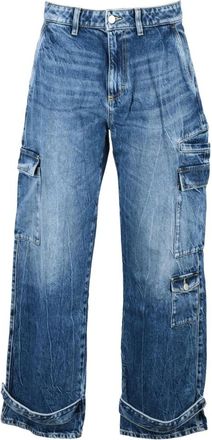 Icon Denim Los Angeles Femme, Jeans, Bleu, Taille: W27 Jeans droits