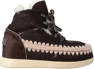 Mou Bottines de randonn&eacute;e &agrave; talon compens&eacute; int&eacute;rieur - Femme - Chaussures - Brun - Taille: 38 EU