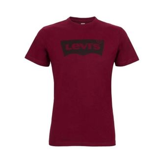 Levi's Homme, Tops, Brun, Taille: XS T-Shirt en Coton Logo Rouge