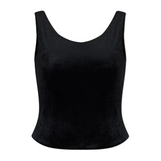 Balenciaga Samt Camisole Top - - Tops - Damen - Schwarzk - 2XS