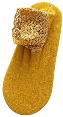 Generic Chaussettes Femme Chaussettes Chaudes Femme Chaussettes Thermiques Femme De Classique Basses Dentelle &Eacute;paisses Semelle Silicone Antid&eacute;rapante Amples E