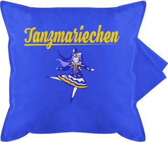 Shirtracer Kissenbezug - Karneval & Fasching - Kissen - Tanzmariechen blau - 50 x 50 cm - Blau - karnevalskissen fasching- sofakissen kissenbez&uuml;ge fasnet carneva