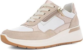 Ara Femme Garda Basket, Shell Blanc Sable, 38.5 EU Large