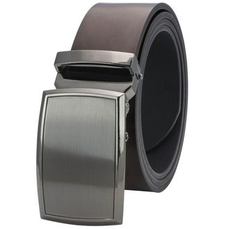 Lindenmann Leder-G&uuml;rtel Herren Automatik 40 mm Rindleder braun, Farbe/Color:braun, Size US/EU:Bundweite 120 cm Gesamtl&auml;nge 135 cm W 47.2 XXL