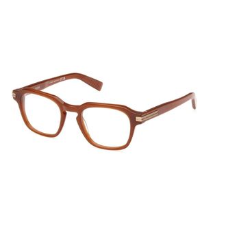 Ermenegildo Zegna Femme, Accessoires, Brun, Taille: 50 MM Montures de lunettes